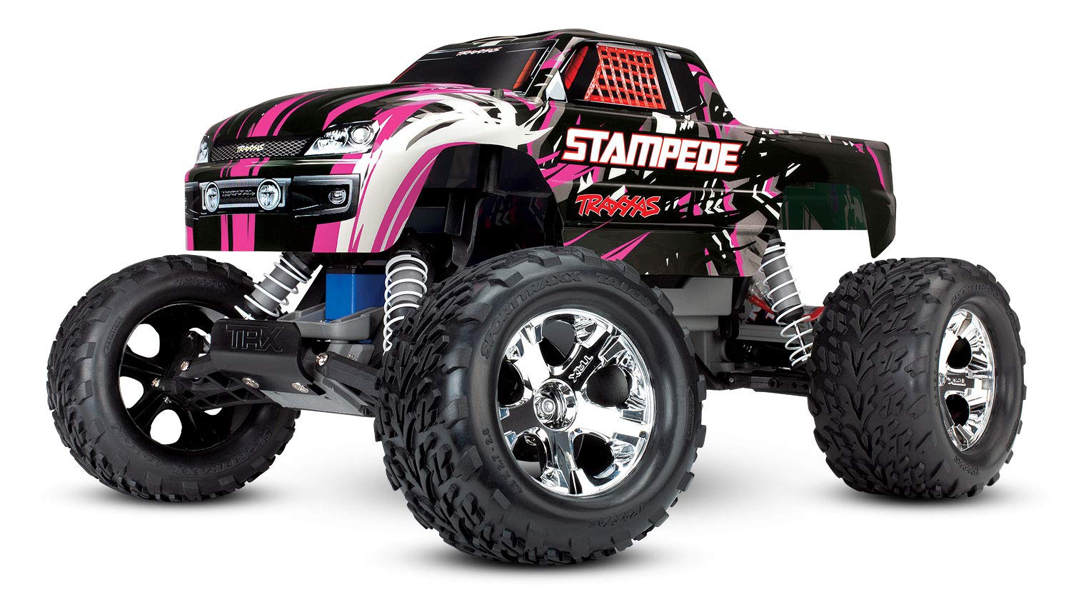 Traxxas 36054-1 Stampede: Monster Truck, Ready-To-Race (1/10 Scale), Colors May Vary
