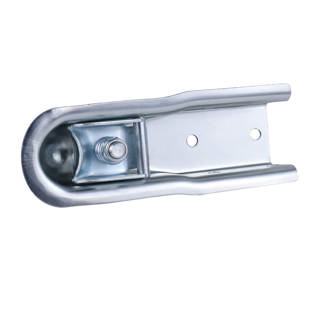 YEOPGYEON Straight Trailer Coupler for 1-7/8" Ball Size 2" Channel Size Capacity 2000LBS Zinc-Plated