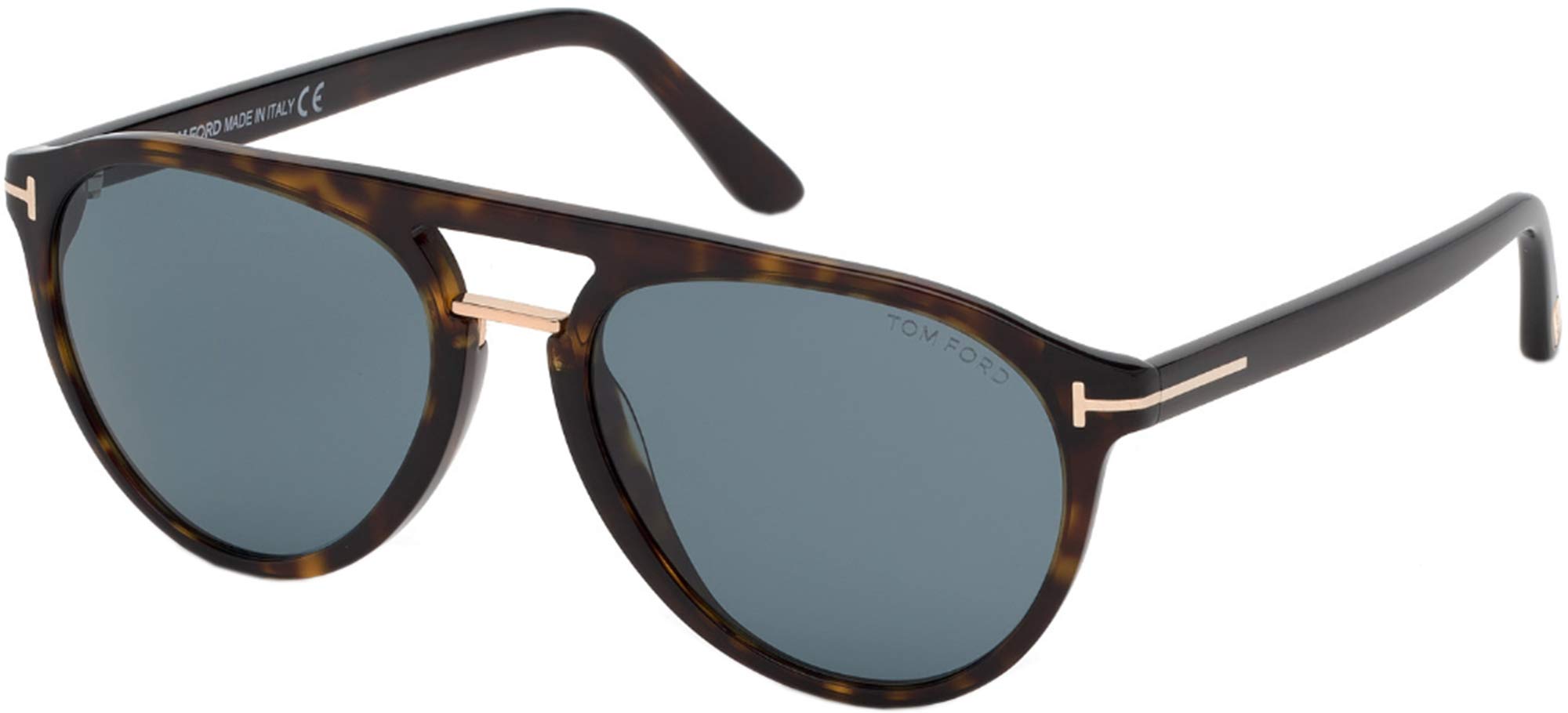 Tom Ford BURTON FT 0697 DARK HAVANA/BLUE 56/18/145 unisex Sunglasses