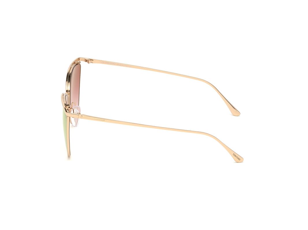Tom Ford Cat Eye Sunglasses TF684 Veronica 33T Copper-Gold 58mm FT0684