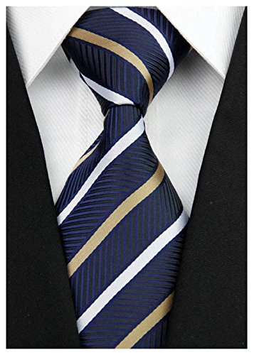 Wehug Lot 6 PCS Men's Ties Silk Tie Woven Necktie Jacquard Neck Ties Classic Ties For Men style022