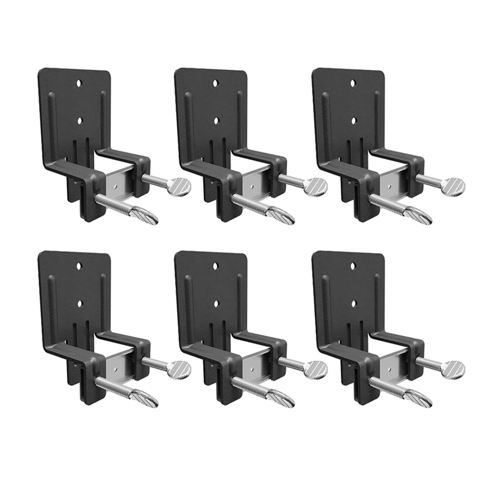 Woozuro Queen Size Bed Frames and 6 Pcs Non Slip Mattress Stoppers,No Box Spring Needed,14 Inch Metal Platform Bed Frame,Heavy Duty Steel Slats Support,Noise Free Mattress Foundation,Black