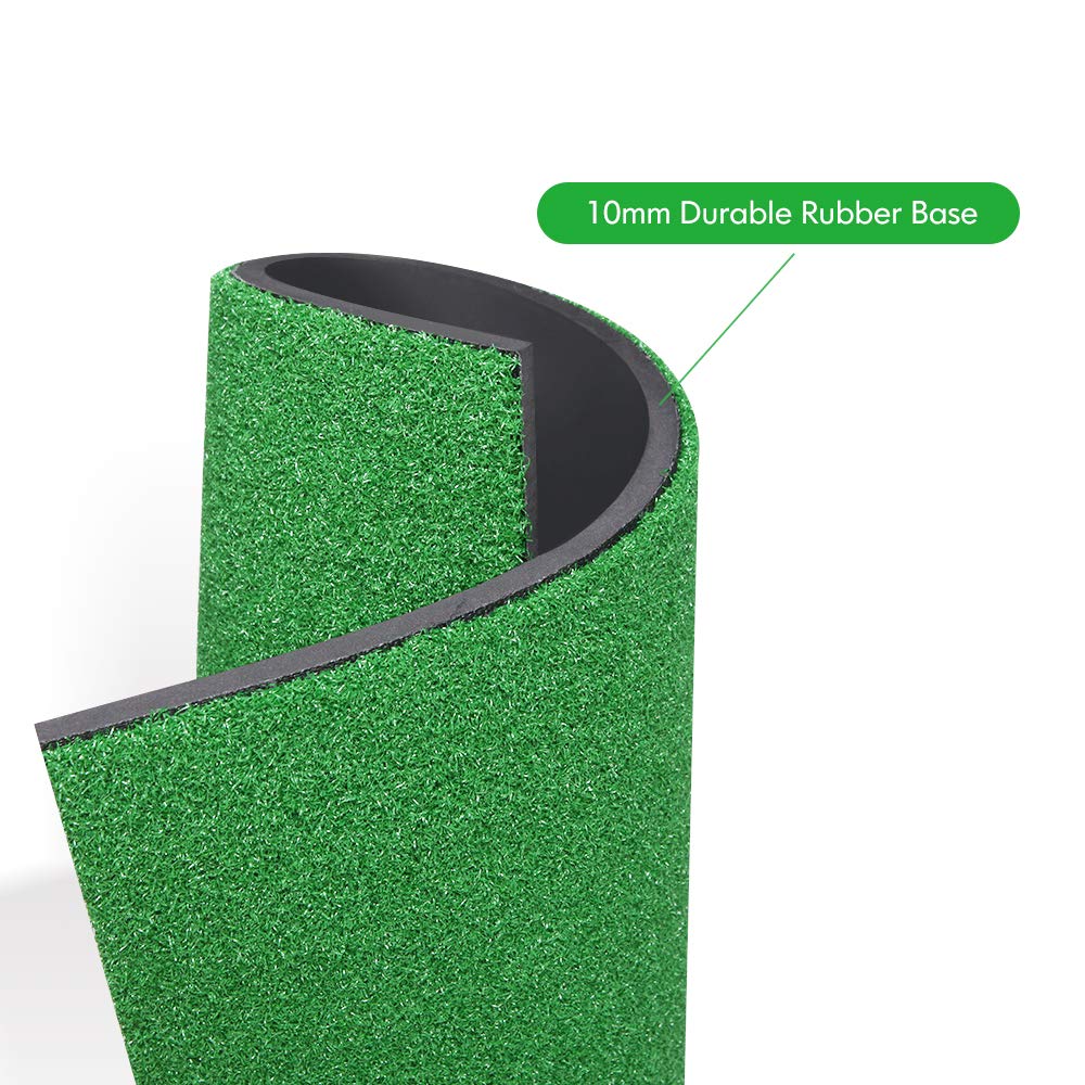 TRUEDAYS Golf Mat - Artificial Turf Golf Mat with Non-Slip Foam - 12β x 24β Golf Hitting Mat for Indoor and Outdoor Practice (Includes Rubber Tee Holder and Tees)