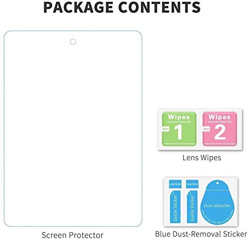 TiKeDa [3-Pack Screen Protector for Amazon Kindle Fire HD 8 (2018/2017/2016 Release) Hard Tempered Glass/HD/9H Hardness High Definition Clear-Not Fit Fire HD 8 2020