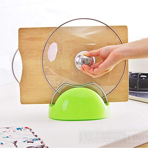 WUDILU Kitchen Organizer Pot Lid Rack Plastic Spoon Holder Pot Lid Shelf Cooking Dish Rack Pan Cover Stand Kitchen Accessories (Color : D)