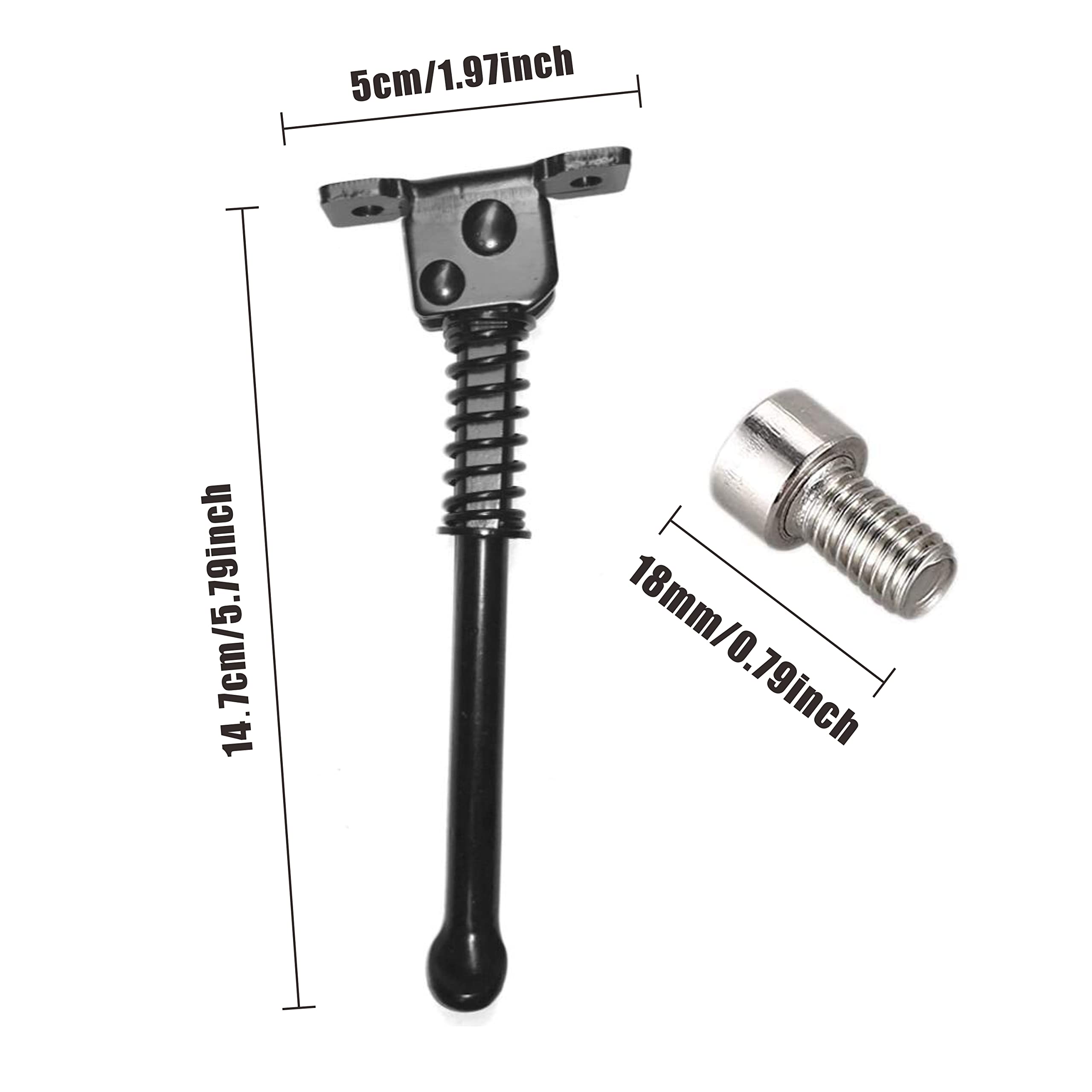 Tinkel Scooter Kickstand Parking Stand Feet Support Holder Replacement Part Compatible for Xiaomi 1S / M365 / Pro Electric Scooter