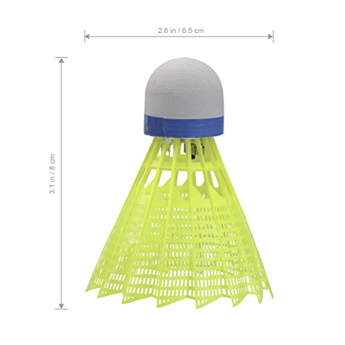 WINOMO LED Badminton Shuttlecocks Lighting Birdies Shuttlecock for Indoor Outdoor Sports Activities 8PCS