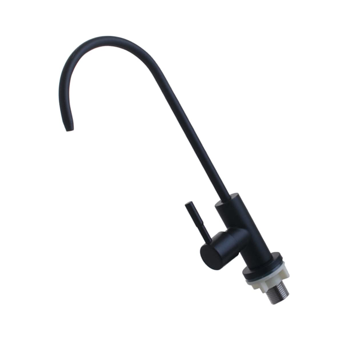 UKCOCO 1pc Clean Water Faucet Swivel Faucet Outdoor faucets Black Sink Faucet Mini Drinking Water tap Drinking Fountain Faucet Brass Faucet Kitchen Household Faucet Single Cooling Faucet