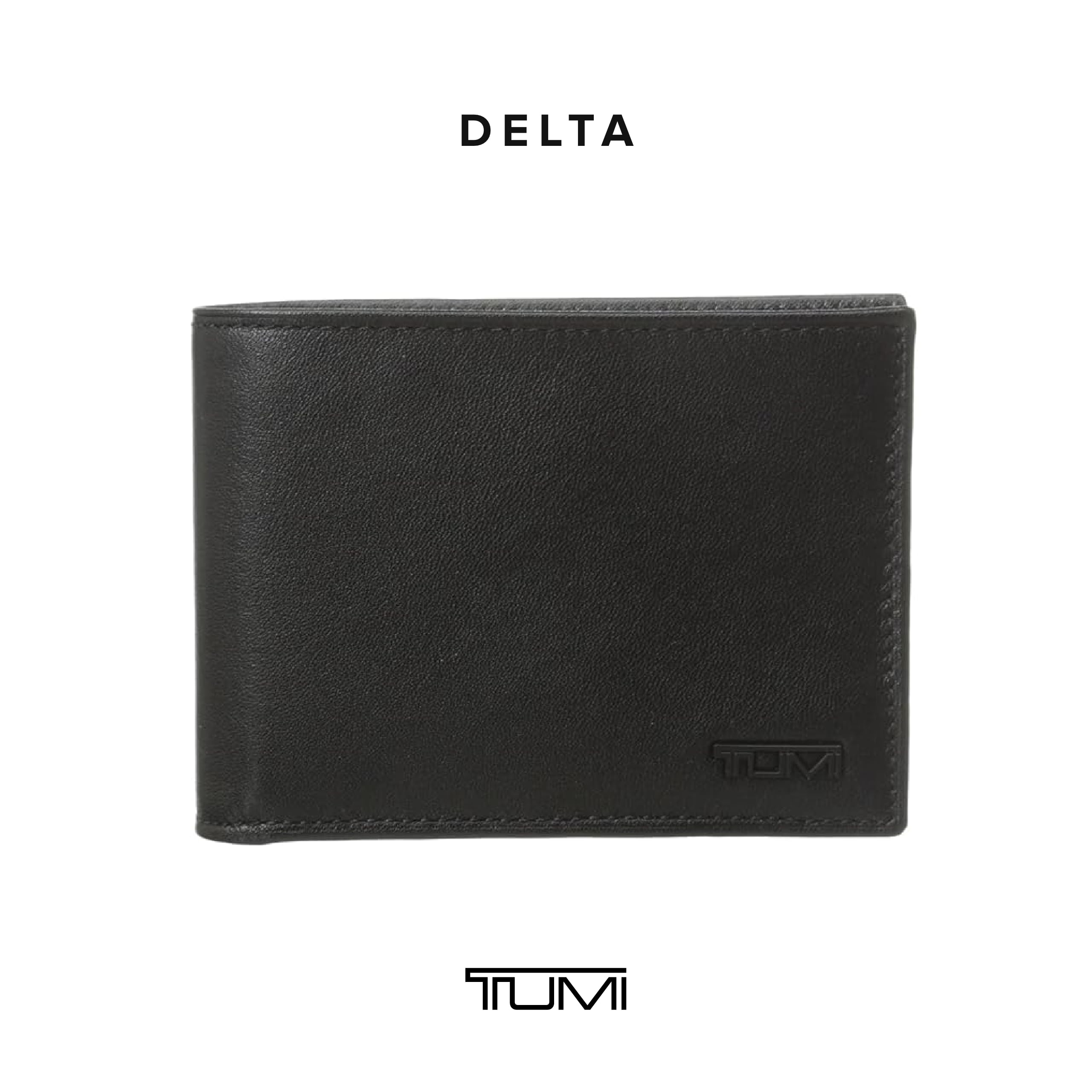 TUMI - Delta Double Billfold Wallet with RFID ID Lock for Men - Black