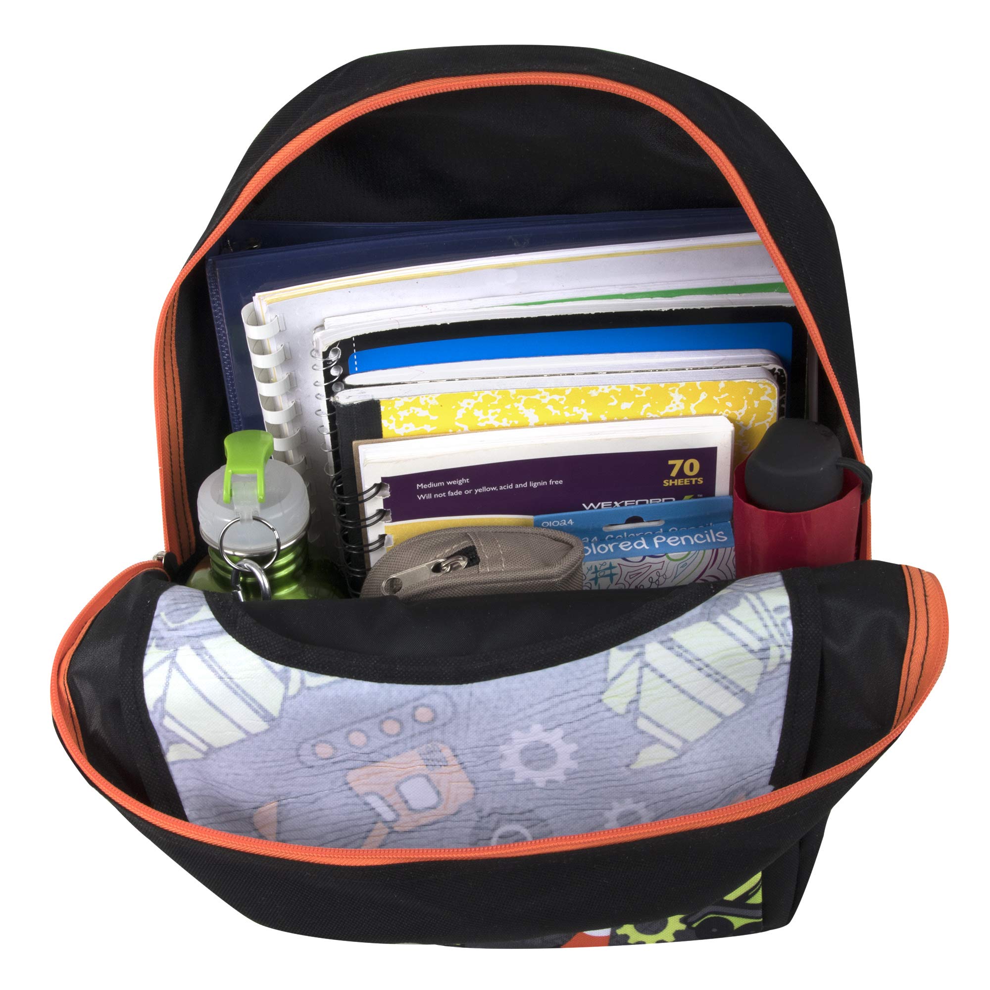 Trail maker Kids Character Backpacks for Boys & Girls (15β) with Adjustable, Padded Back Straps