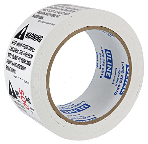 ULINE S-8329 500-Count 2x2-inch Bulk Packaged Suffocation Warning Labels for Child Safety