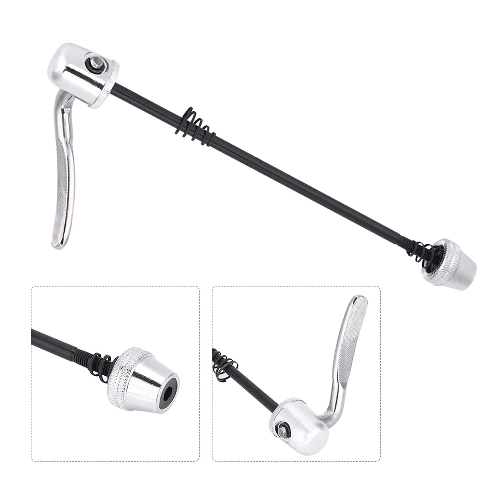 VGEBY1 Bicycle Skewer, Steel Lightweight Bike Quick Release Tool for Mountain Bike Indoor Cycling Trainer Cycling Wheel Skewer Accessory