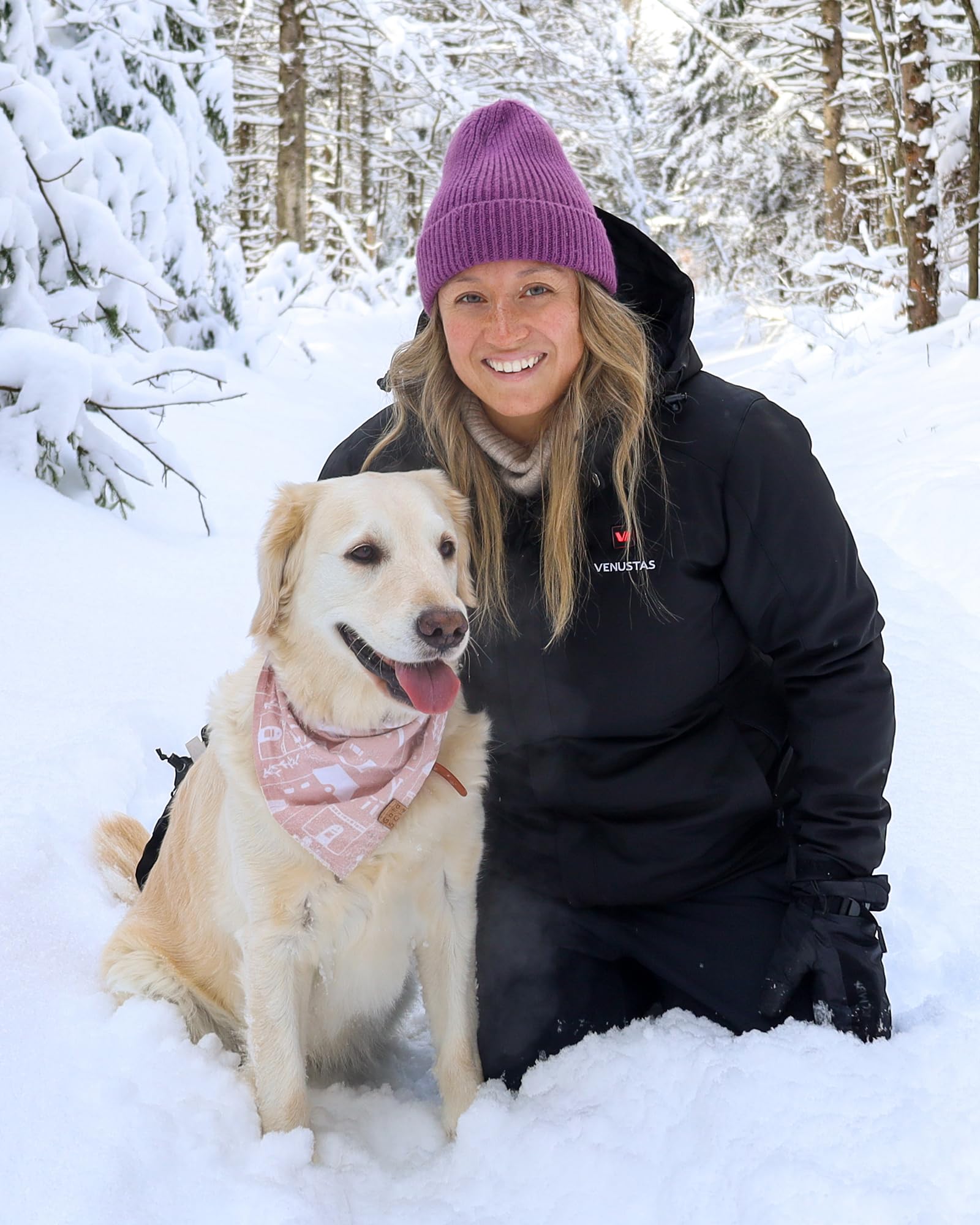 Venustas Women's Heated Jacket with Battery Pack 7.4V, Windproof Electric Insulated Coat with Detachable Hood Slim Fit