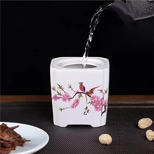 ZLXDP Square Hot Wine Pot Household Chinese Antique Wine Set Set Hot Warm Wine Pot Ceramic Warm Wine Ware