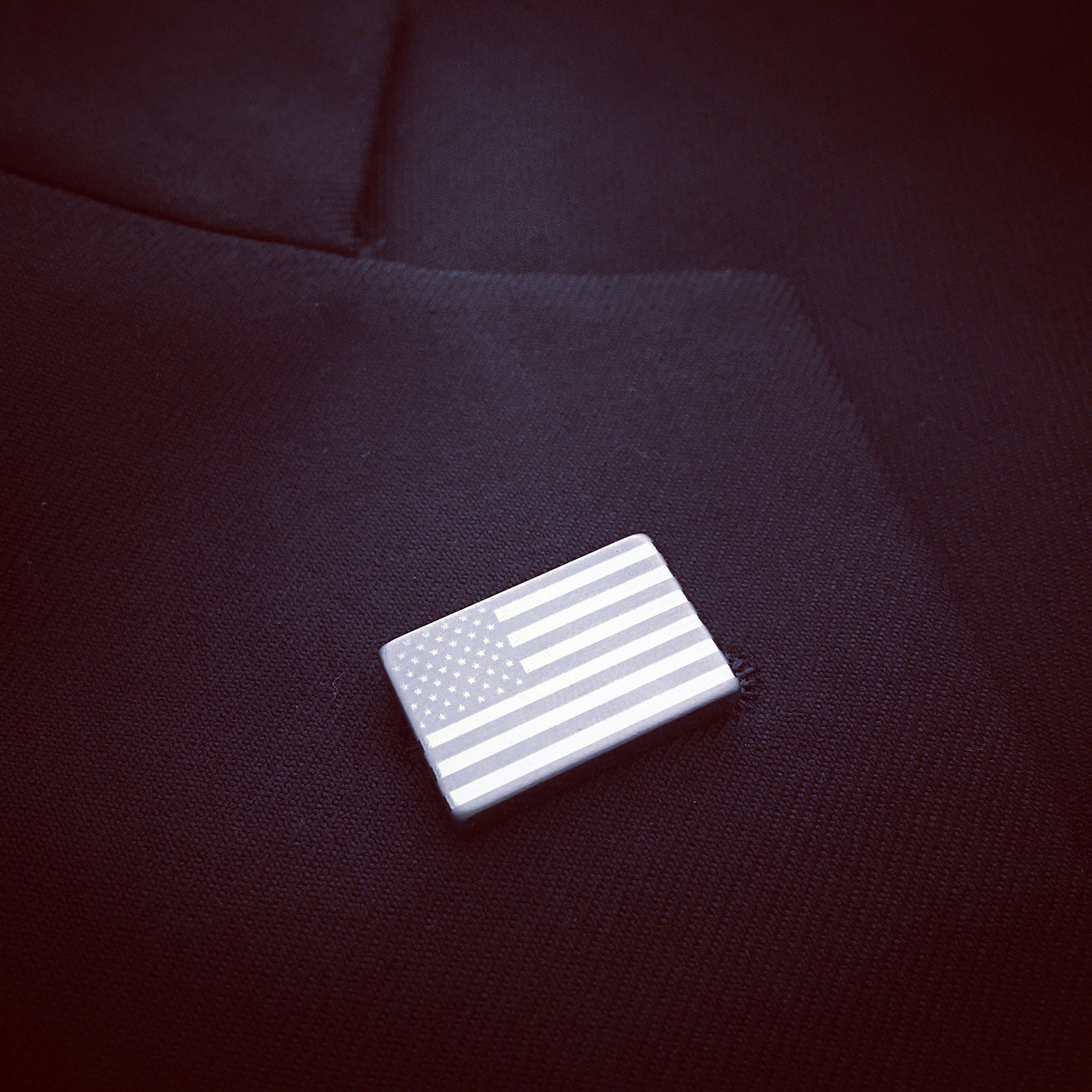 Tie Mags, The American Flag, Magnetic Tie Clip, Lapel Pin, Made In The USA