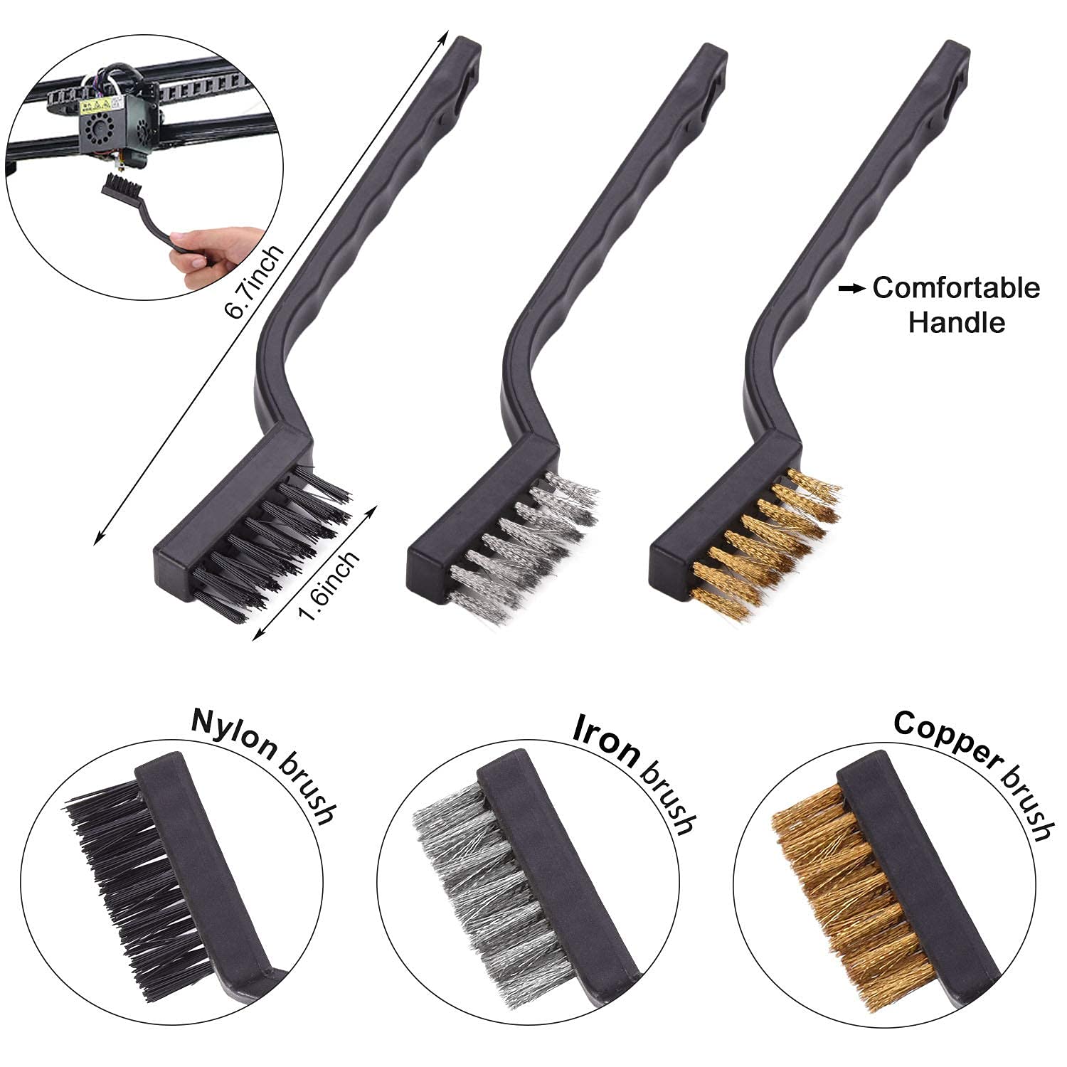 Suteck 3D Printer Tool Kit 45 PCS Including Carving Knife Set Cleaning Needle Tweezers Pliers Scraper Basic Tools with Storage Bag for Removing Fishing 3D Printer