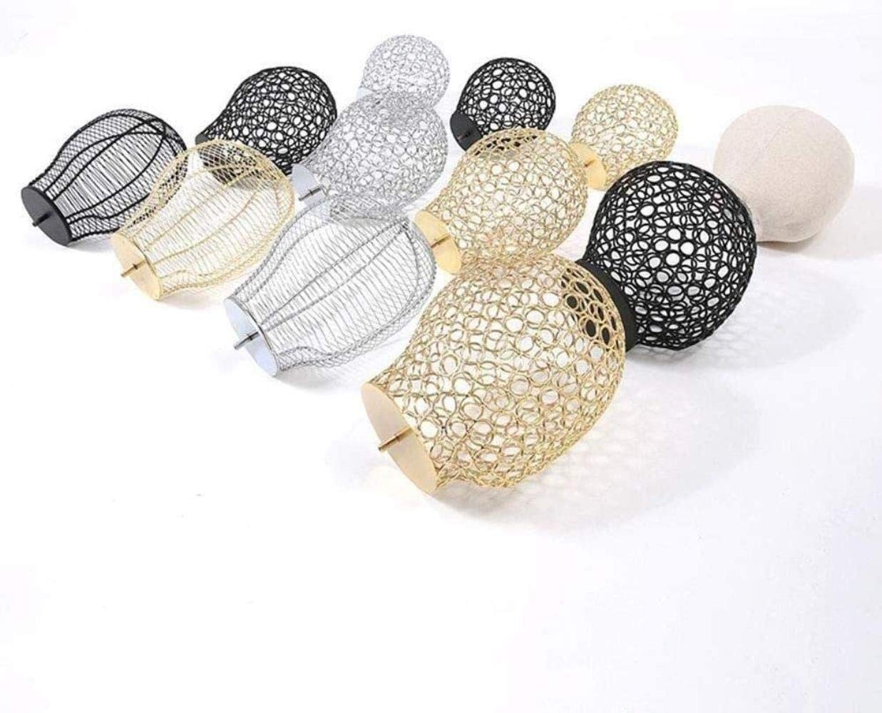 TOPRP Mannequin Display Stand Mannequin Tailors Dressmakers Dummy Head Clothing Store Model Steel Wire Linen Cover for Displaying