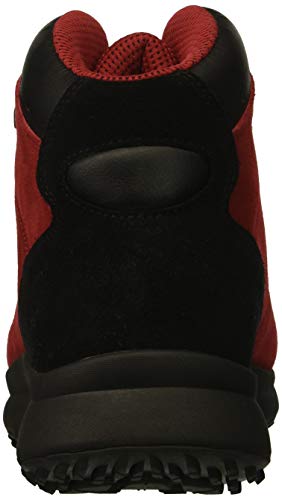 Timberland Men's World Hiker Mid Ankle Boot, red suede, 9.5 Medium US