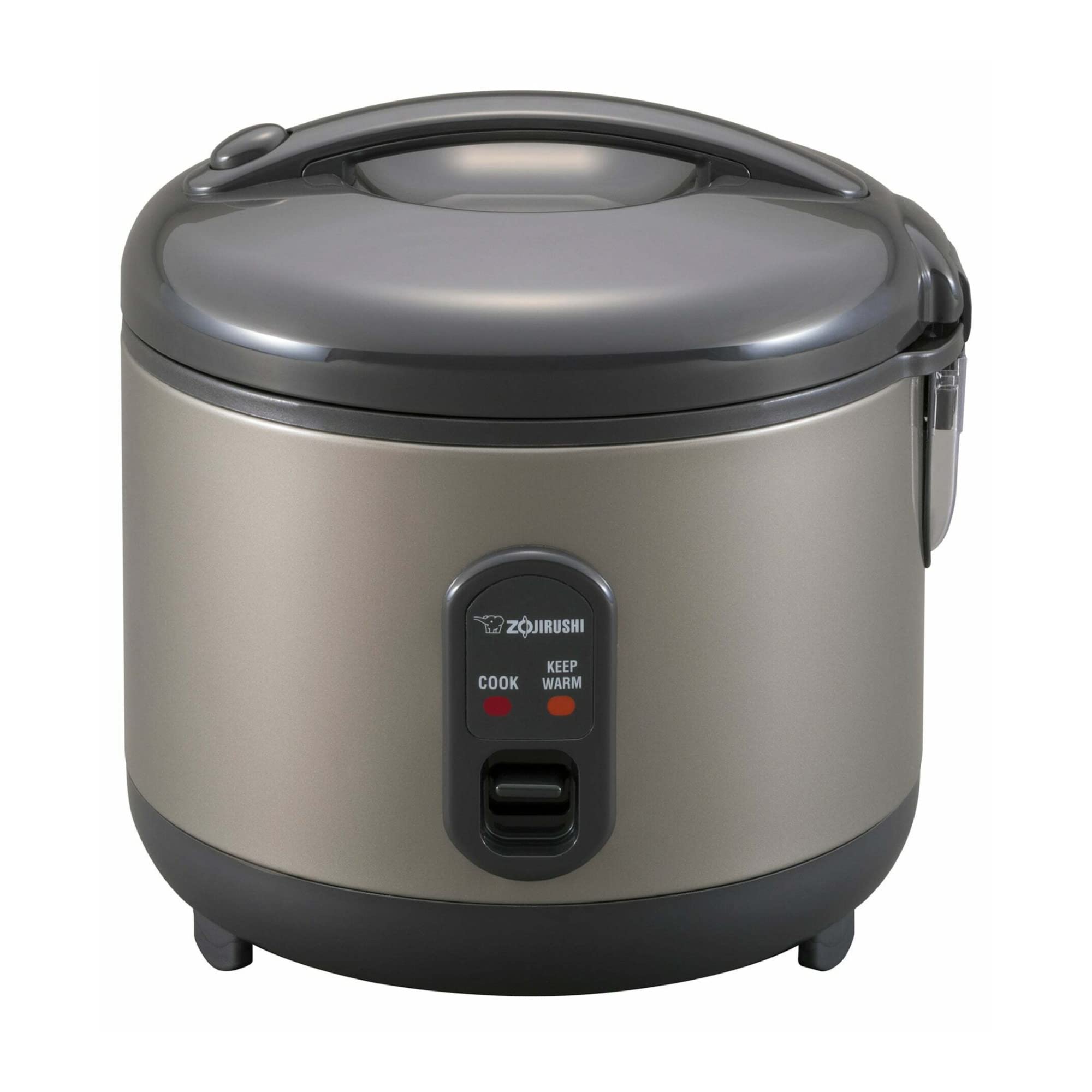 Zojirushi Rice Cooker and Warmer, 5.5-Cup (Uncooked, Metallic Gray) Bundle with Rice Washing Bowl ( 2 Items)