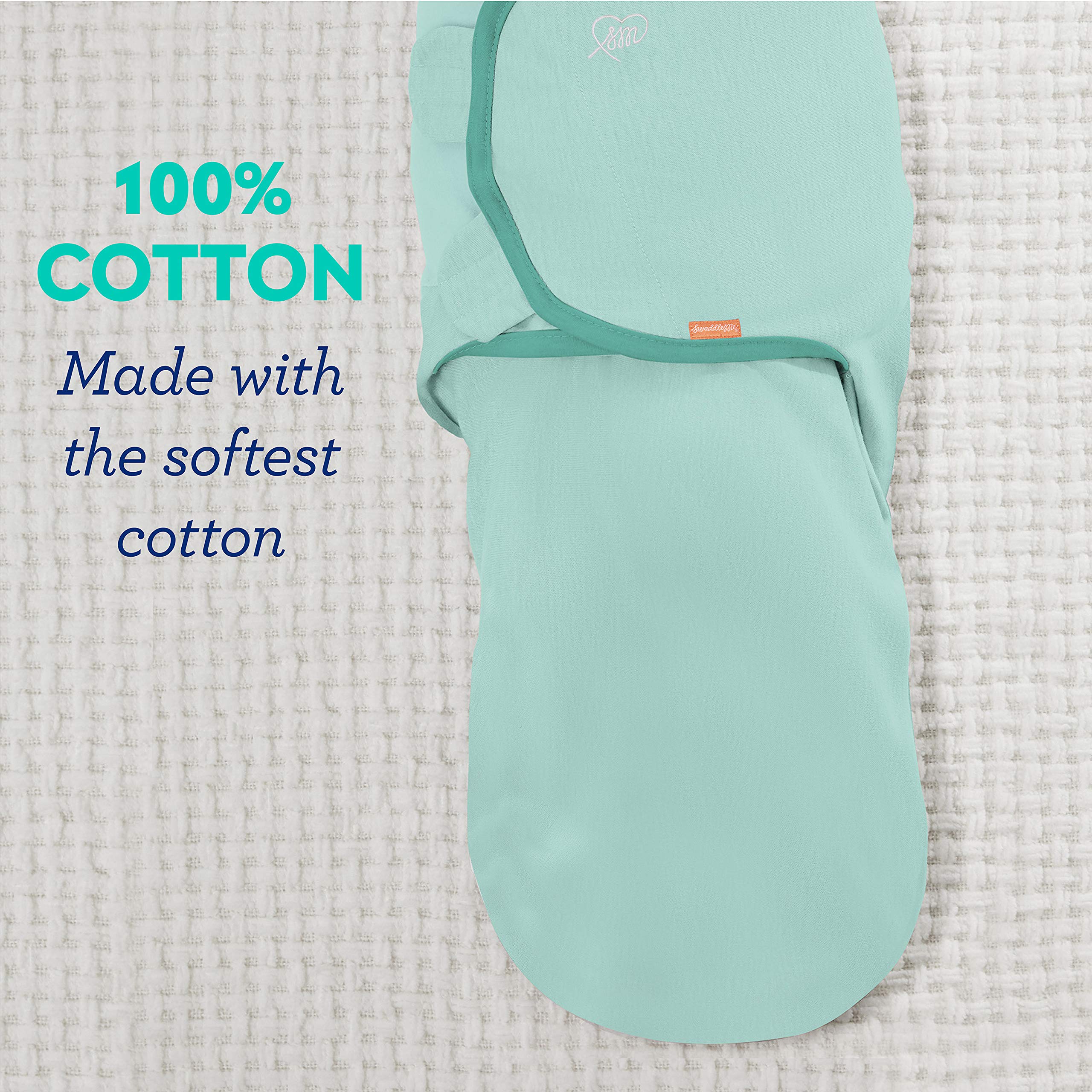 SwaddleMe Original Organic Swaddle, It's Zoo Cute, Small (0-3 Months, 7-14 Lbs, Up To 26"), (Pack of 2), Small (0-3 months)