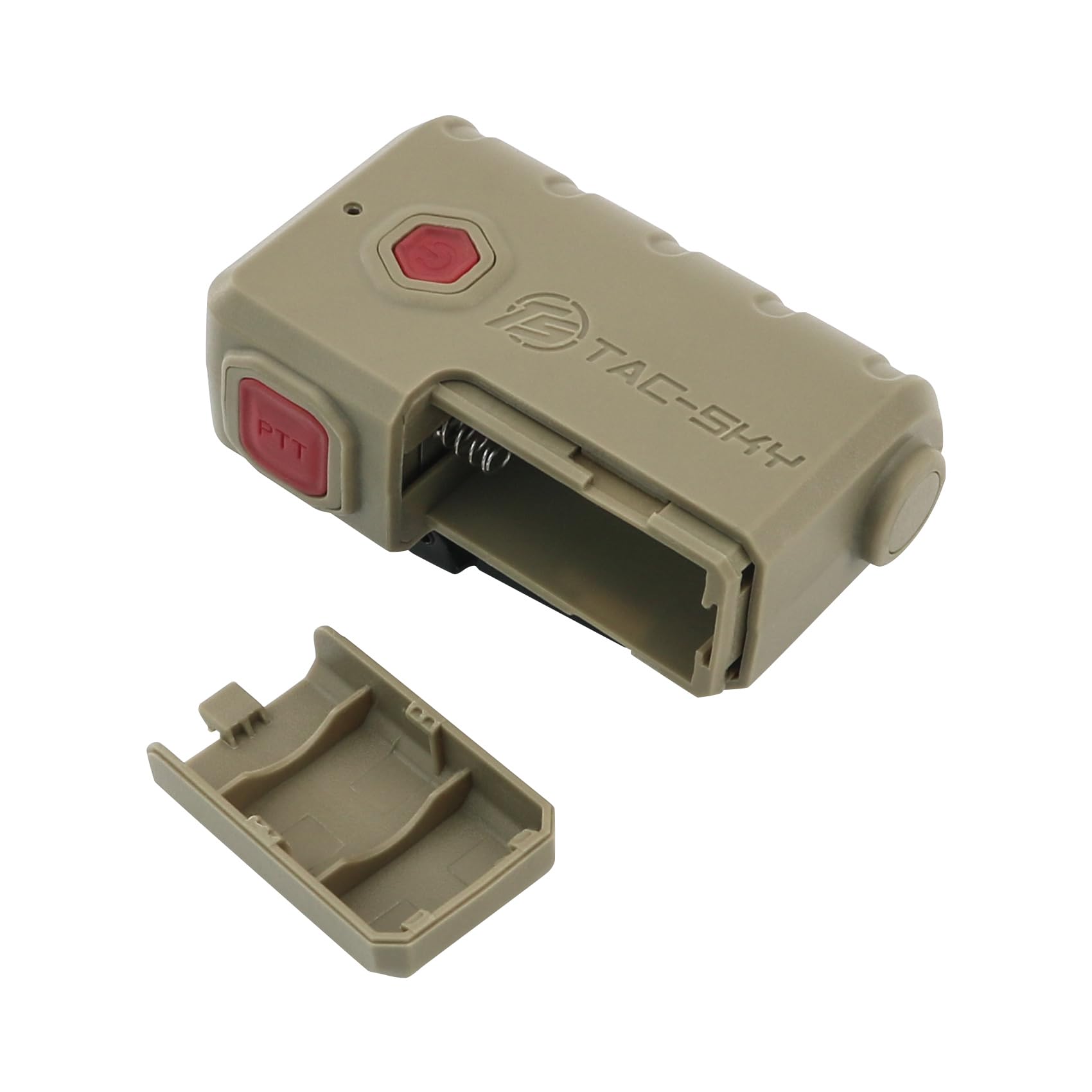 TACGZGJSM Tactical Headset Extension Line U174 plug PTT with Bluetooth,Compatible with Mobile Phone,for COMTAC, AMP,Sordin etc. series headsets. (Tan)