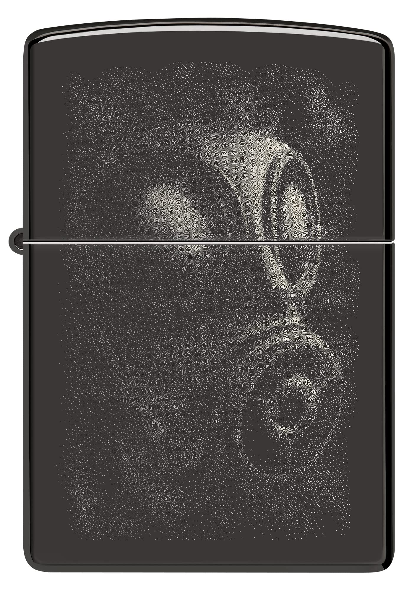 Zippo Gas Mask Design High Polish Black Pocket Lighter