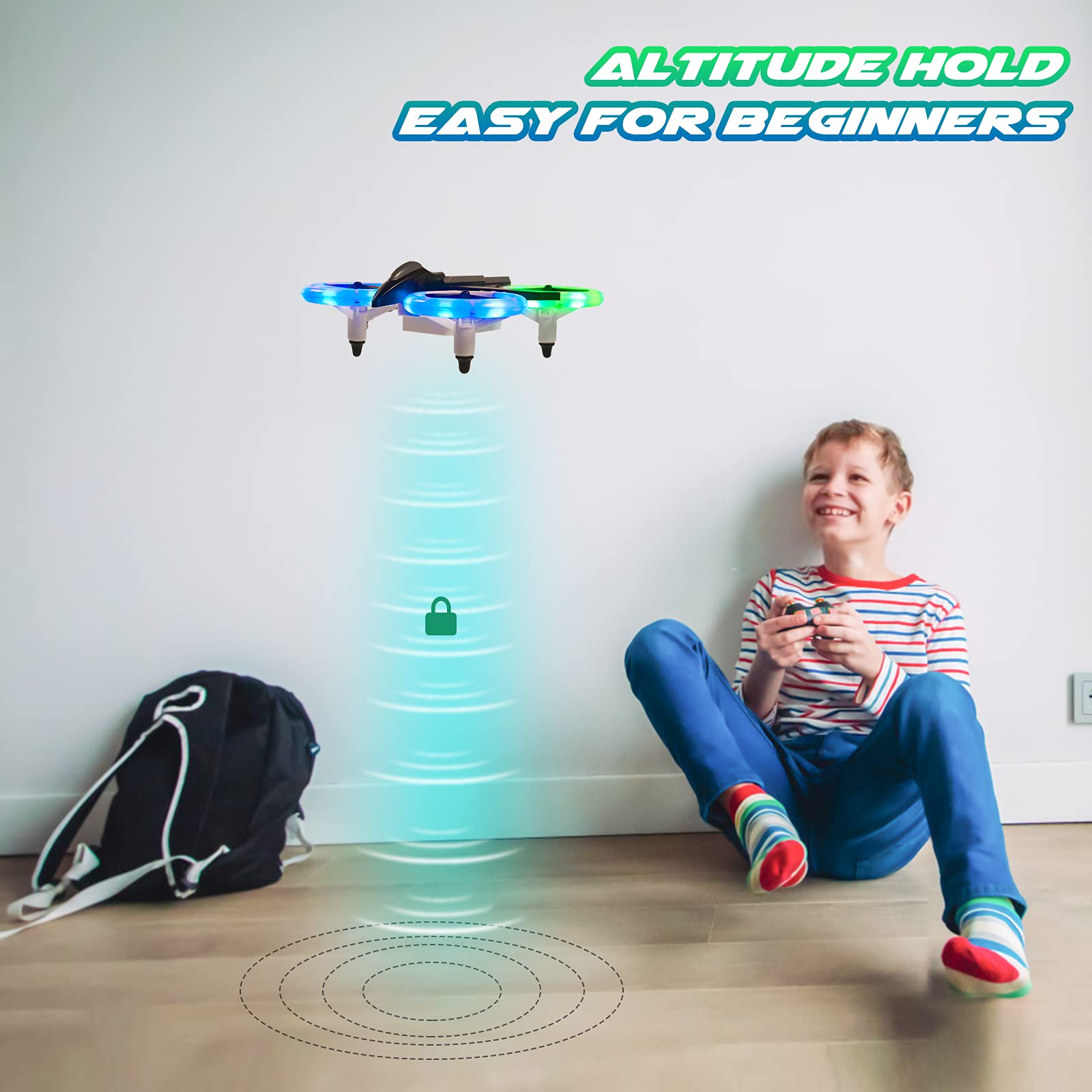 VERSAINSECT st Mini Drone for Kids and Beginners Easy to Fly Drone, Remote Control RC Garden sculpture outdoor decoration