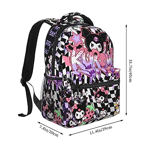 Zoyoen Kawaii Backpack Anime Travel Backpack Cute Laptop Backpack Unisex