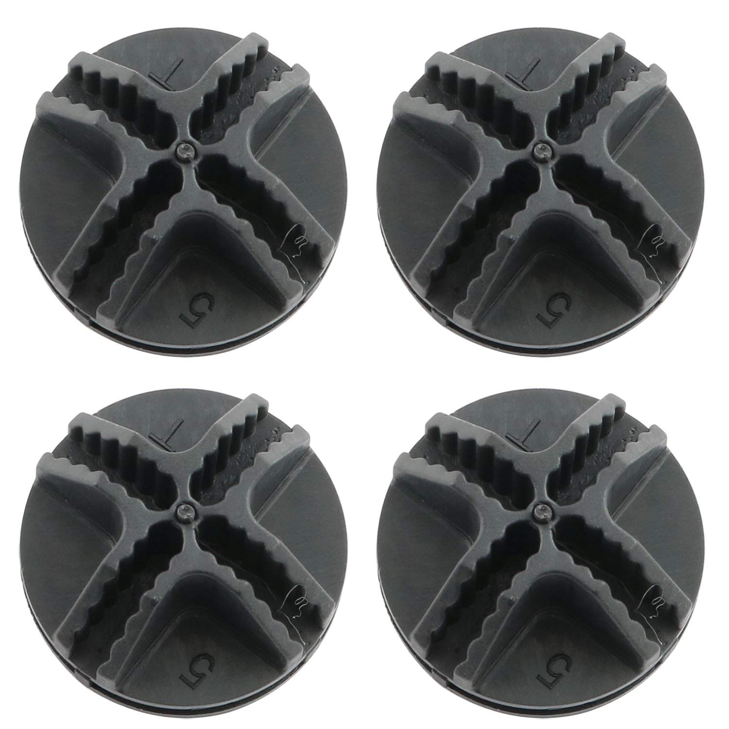Youliang 20pcs Black Grid Cube Organizer Connector Plastic Rod Steel Wire Panels Mounting Connectors for Closet Storage Shelving Shoe Rack