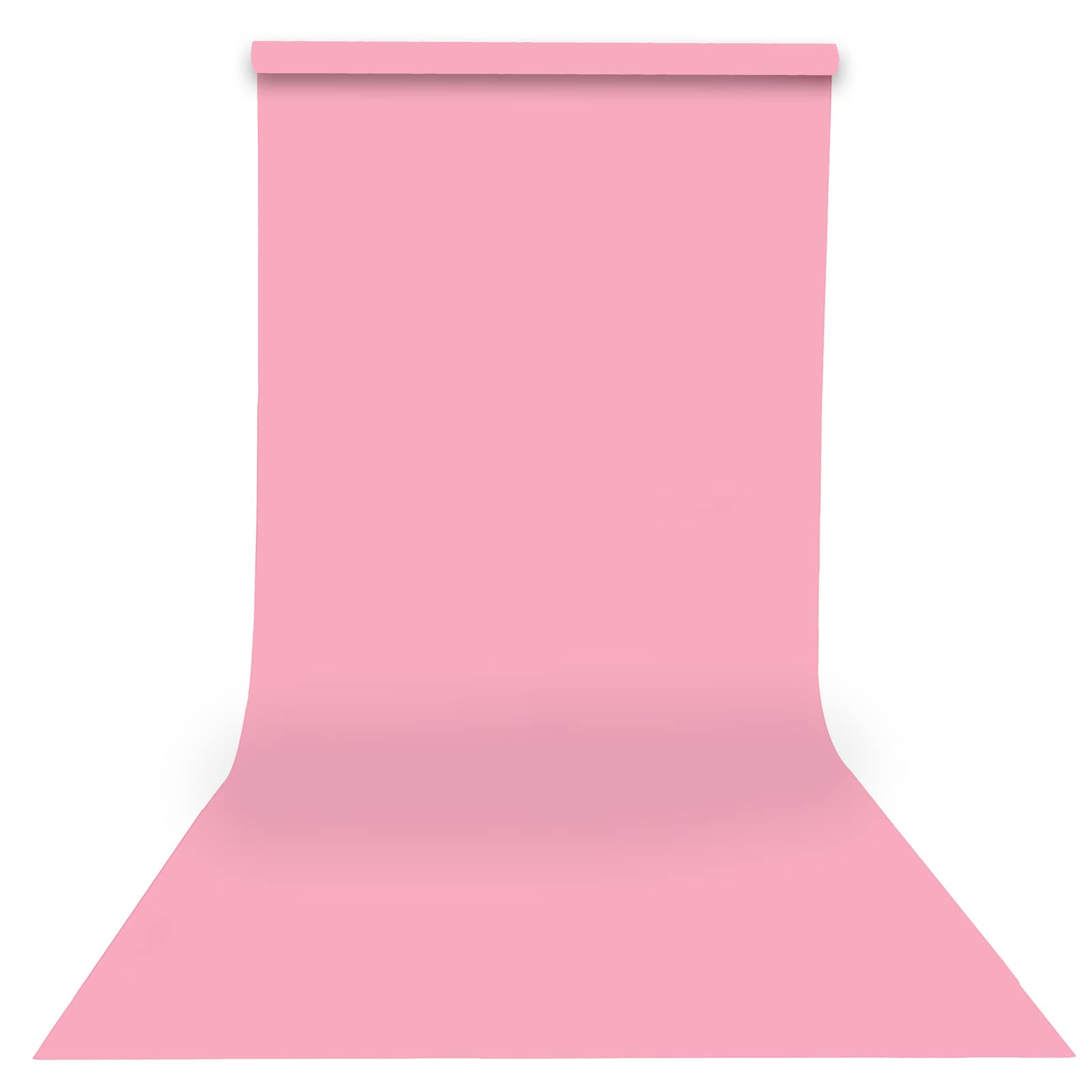 Yizhily Seamless Photogrphy Background Paper, Paper Backdrop Roll for Photoshoot, 53" x16', Coral, Carnation Pink
