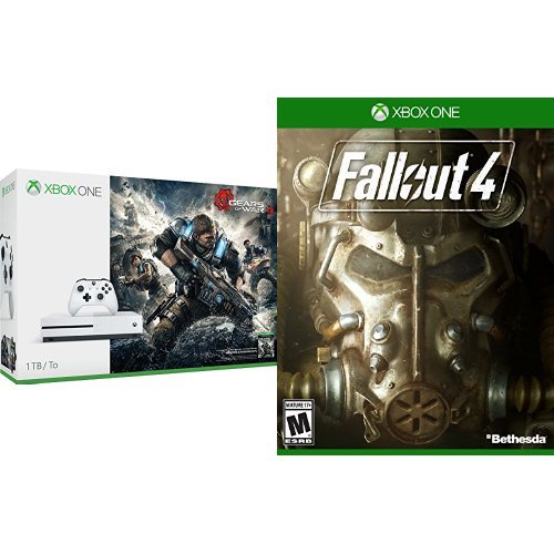 Xbox One S 1TB Console - Gears of War 4 Bundle + Fallout 4