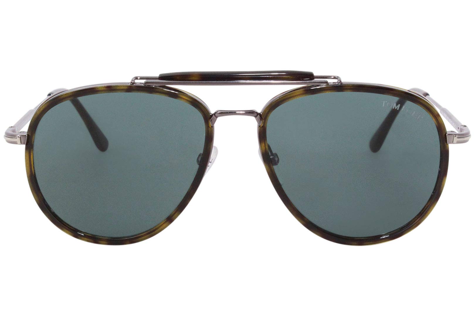 Tom Ford FT0666 - 52N Sunglasses Havana Frame w/ Green Lens 58mm