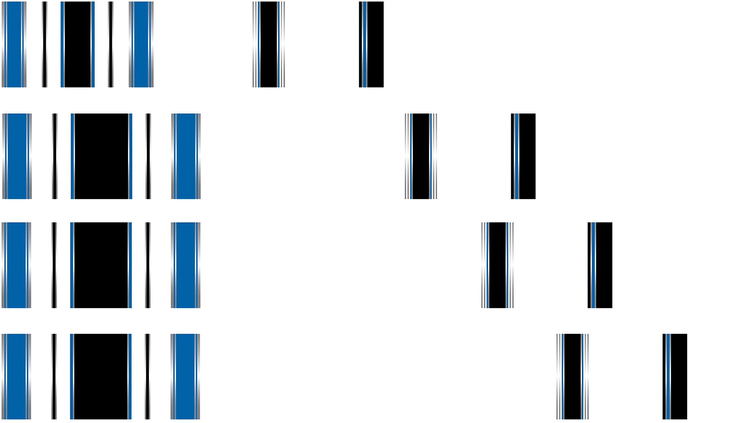 White Water Archery Laminated Blue Traditional 12 Crest Arrow Wraps 15 pk Choose Length Width (5.75)