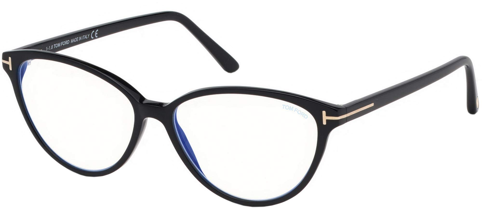 Tom Ford FT5545-B Black/Clear Lens Eyeglasses, 53-14-140