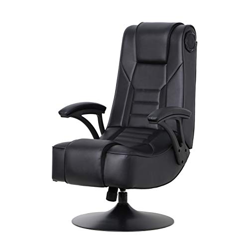 X Rocker PC Office Computer Gaming Chair Mammoth 2.1 BT Pedestal, 32.28" x 25.98" x 41.34", Black