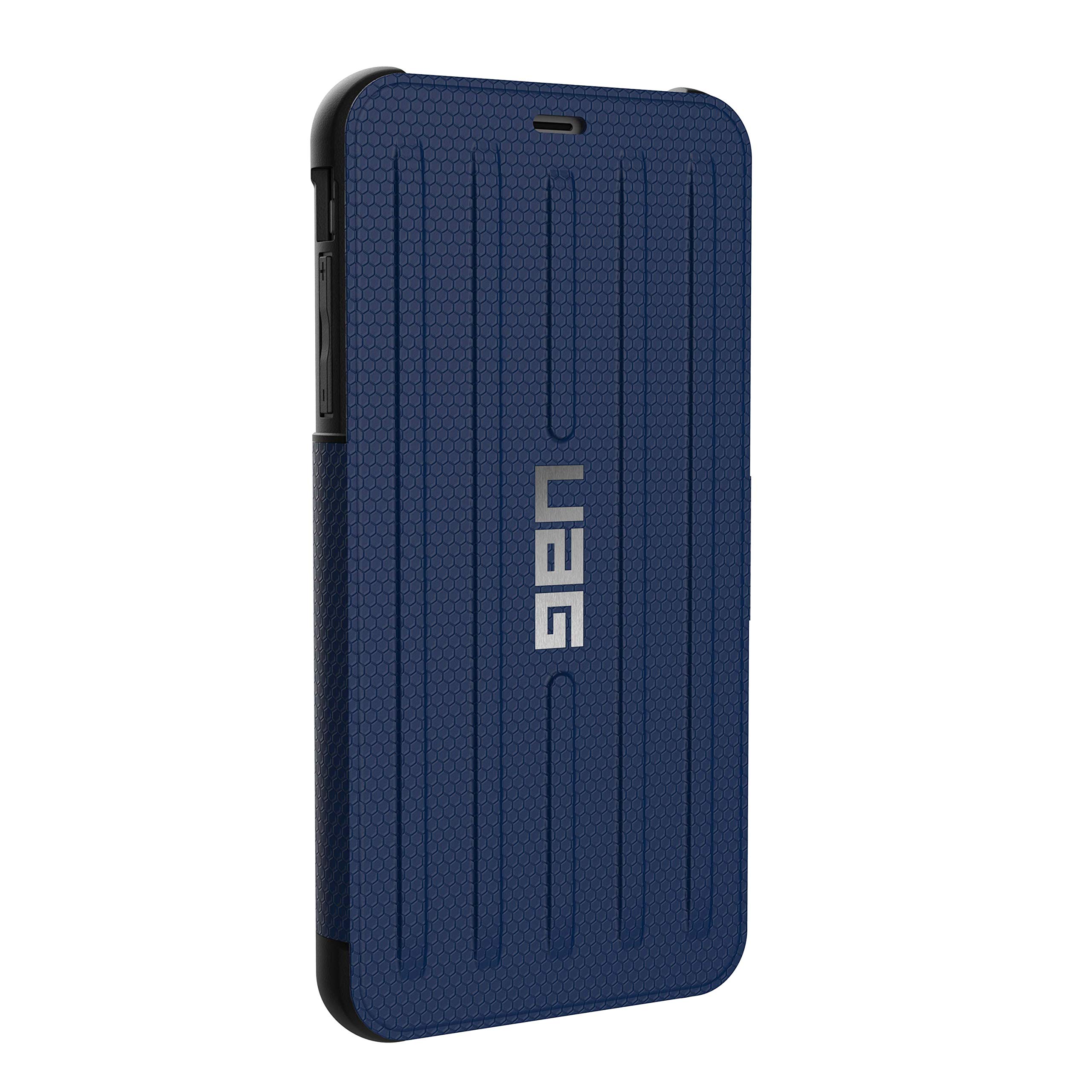 URBAN ARMOR GEAR UAG iPhone Xs Max [6.5-inch screen] Metropolis Feather-Light Rugged Folio[Cobalt] Military Drop Tested iPhone Card Case