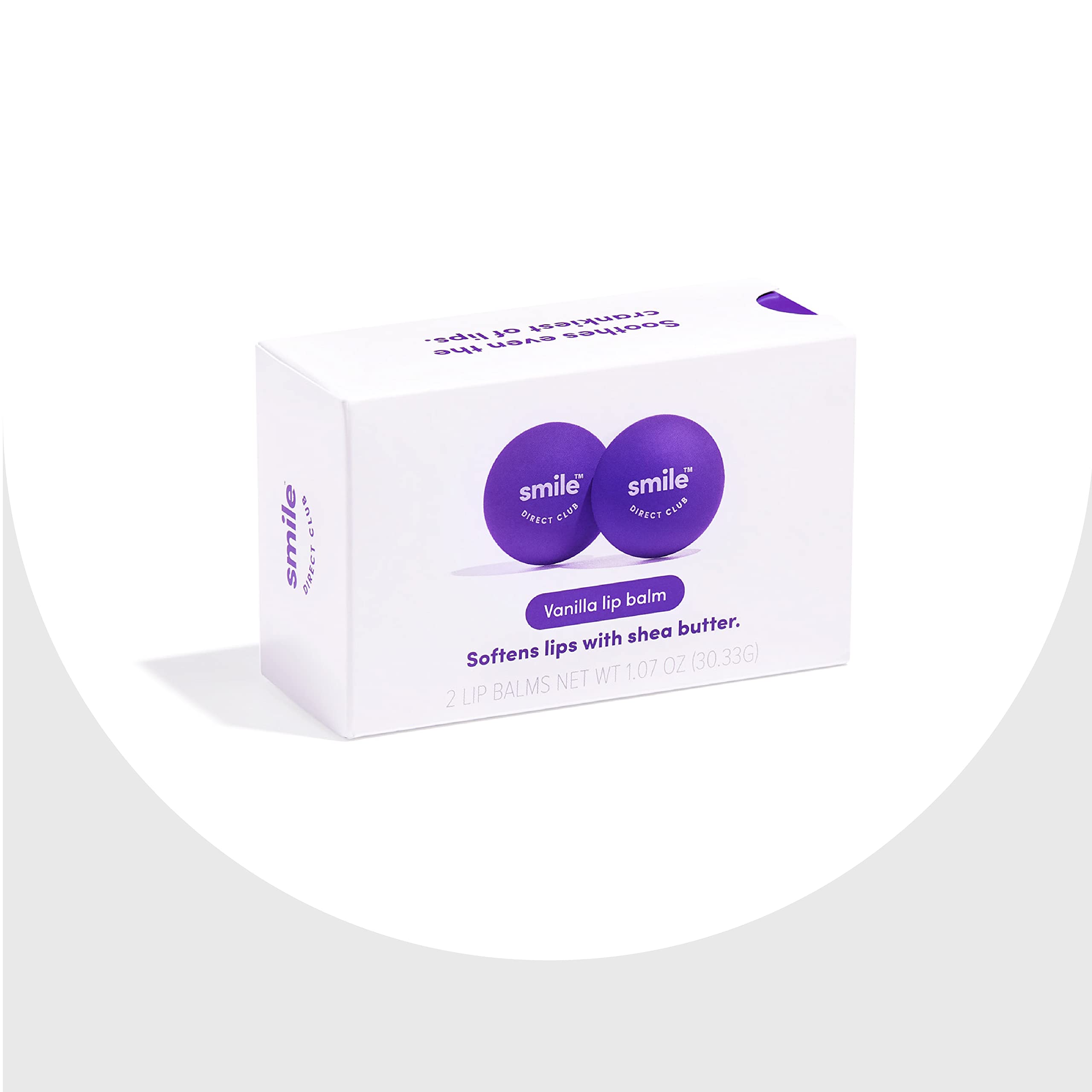 SmileDirectClub 2 Pack Vanilla and Shea Butter Lip Balm