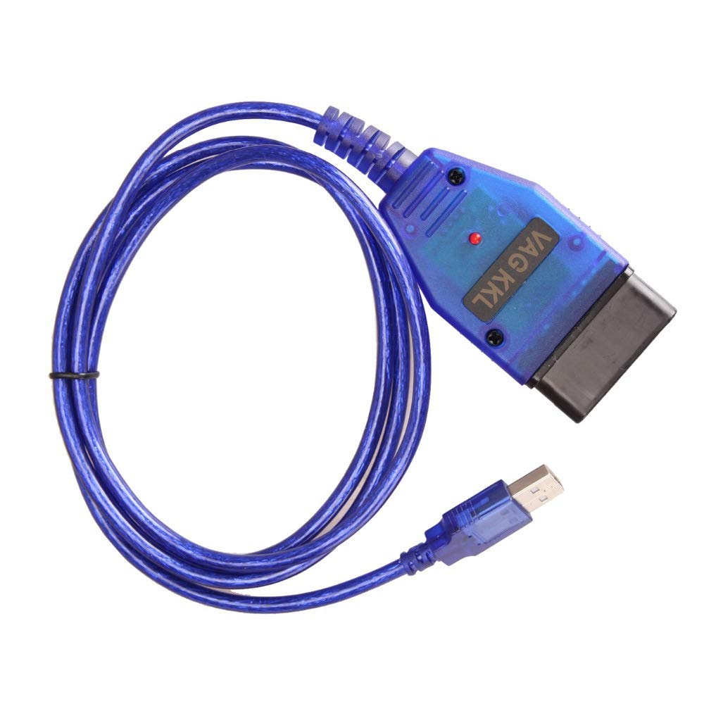 Yuekuzap OBD2 KKL 409.1 VAG-COM USB Cable Auto Scanner Tool Suitable for Skoda, VW and Seat