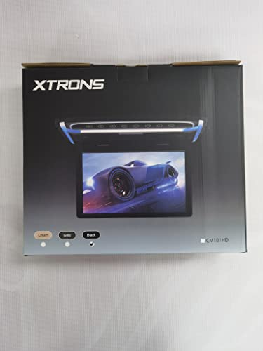 XTRONSÂŽ 10.2 Inch Digital TFT Screen 1080P Video Car Overhead Player Roof Mounted Monitor HDMI Port (No DVD Drive)