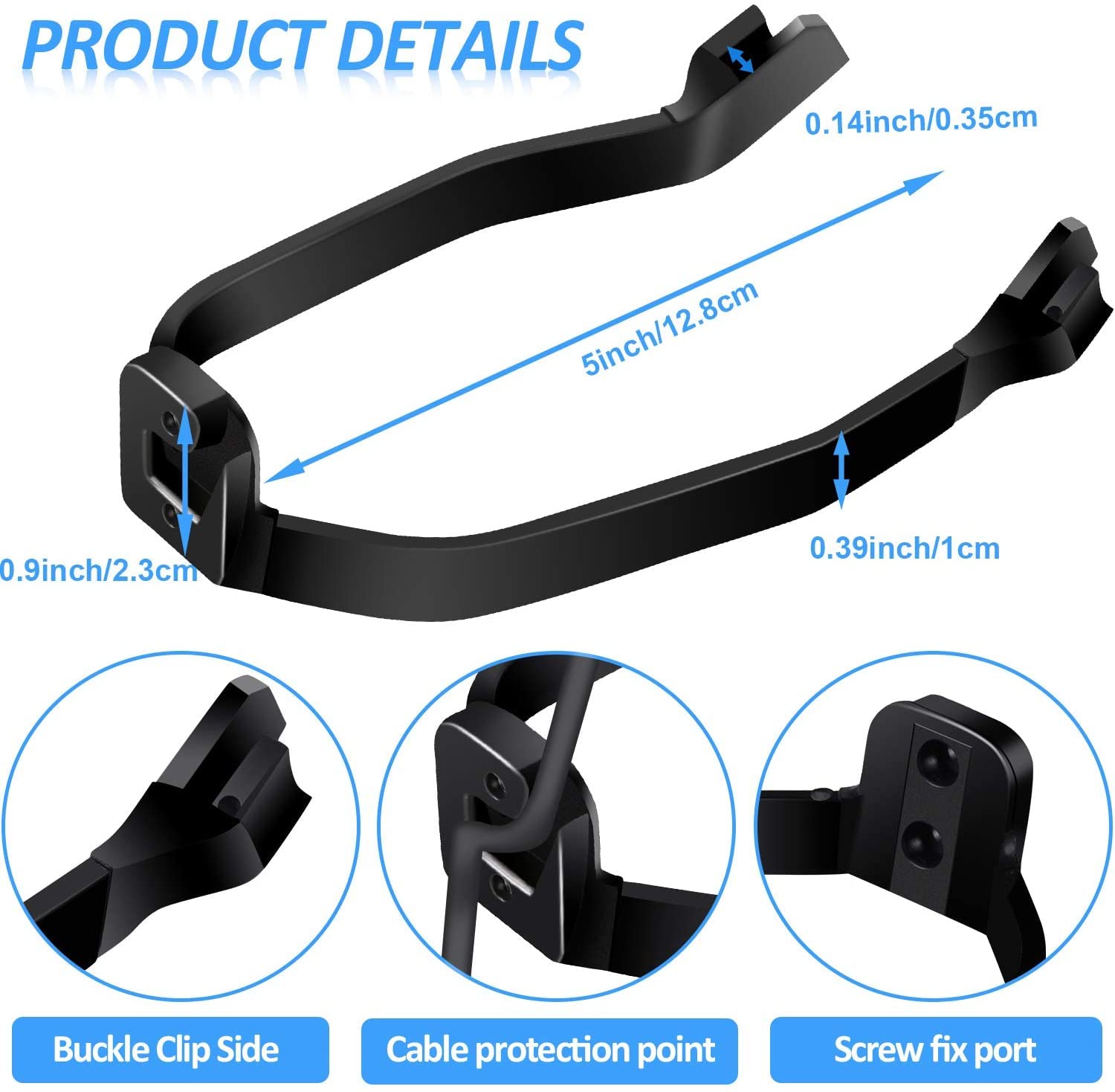 WELLSTRONG M365 Fender Mudguard Bracket Scooter Replacement Accessory Support Replacement for Xiaomi MIJIA M365 Pro Electric Scooter Rear Fender with Screws Scooter Caps and Silicone Cover