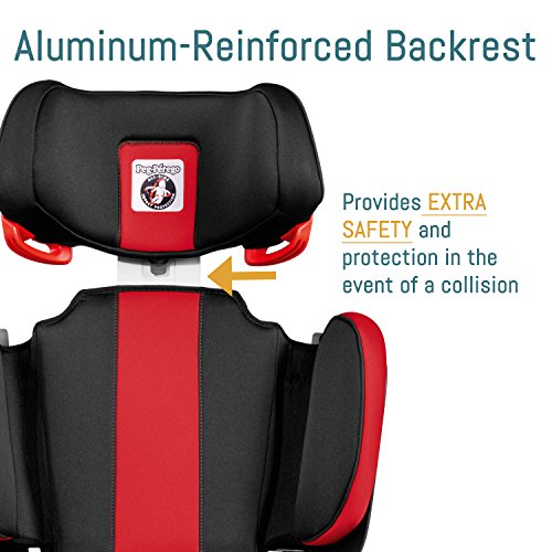 Viaggio Flex 120 - Booster Car Seat - for Children from 40 to 120 lbs - Made in Italy - Crystal Black (Black)
