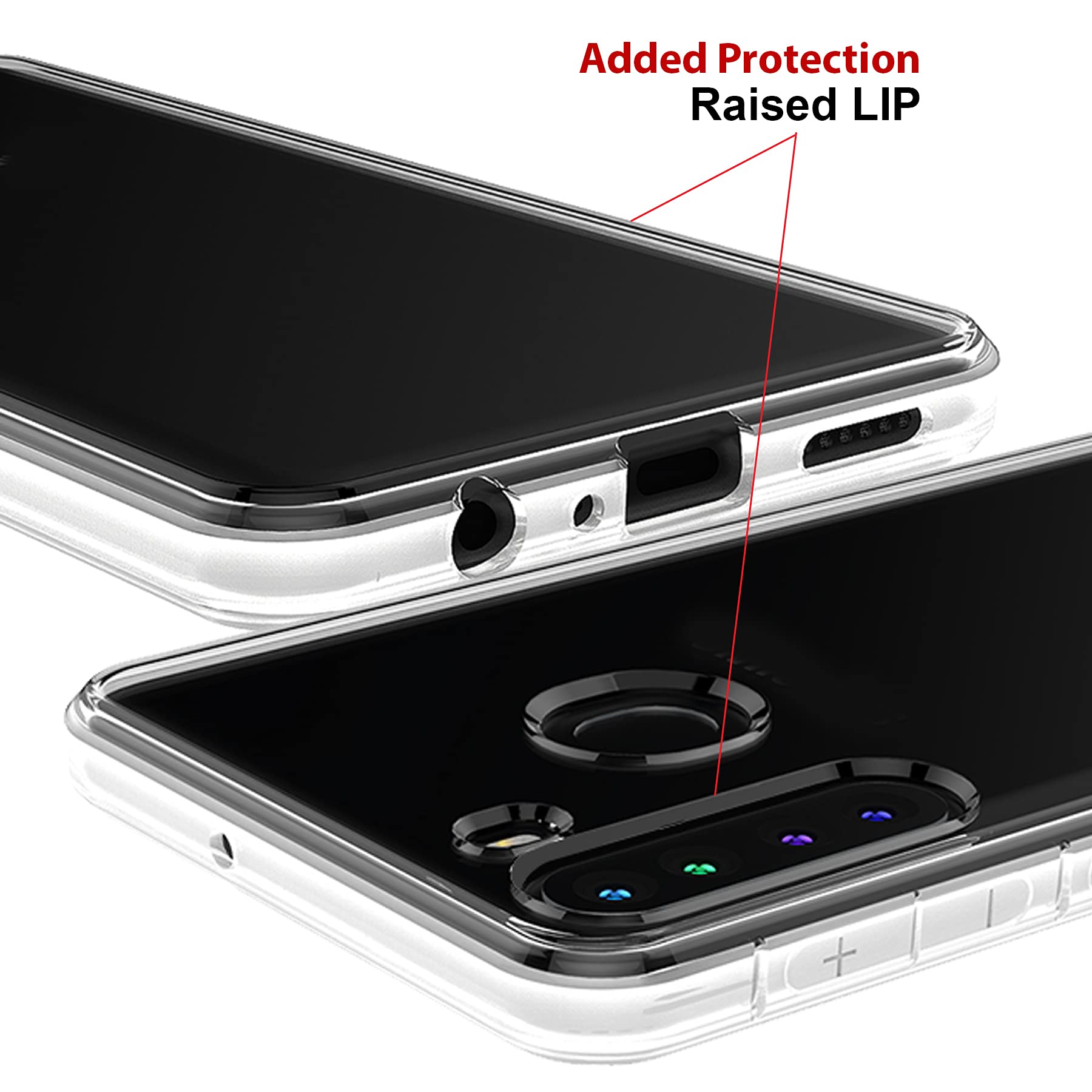 VIBECover Slim Case Compatible for Motorola Moto G Stylus 5G (2022), Total Guard Flex TPU Cover, Passport Visa