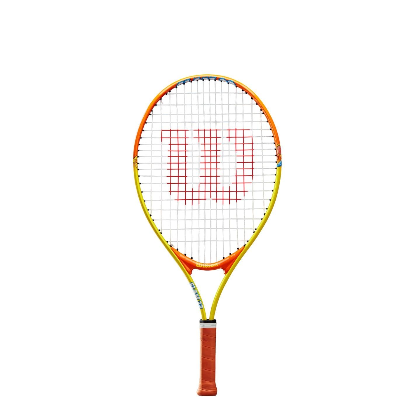 WILSON Youth/Juniors Recreational Tennis Racket, Orange/Yellow, Slam, 23 Inch