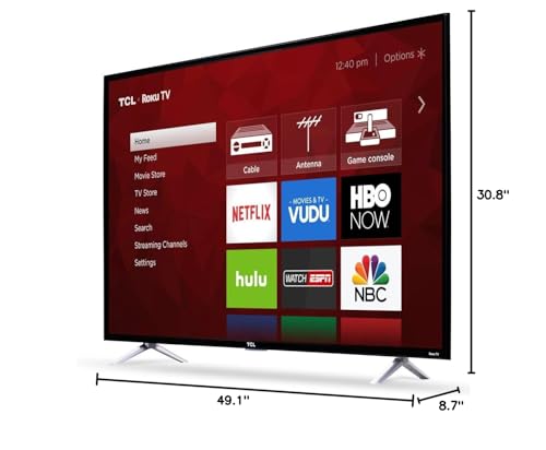 TCL 55S405 55-Inch 4K Ultra HD Roku Smart LED TV (2017 Model)