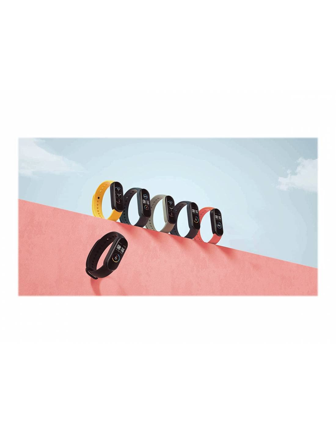 Xiaomi Mi Band 5 Smart Wristband 1.1 inch Color Screen Miband with Magnetic Charging 11 Sports Modes Remote Camera Bluetooth 5.0 Global Version - Black