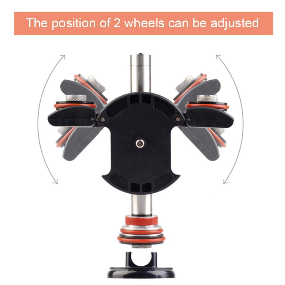 Taidda Slider Photography Car, Lightweight Camera Video Track Dolly with Remote Controller for Phone/Action Cameras for SLR Camera Sports Camera Mobile Phone