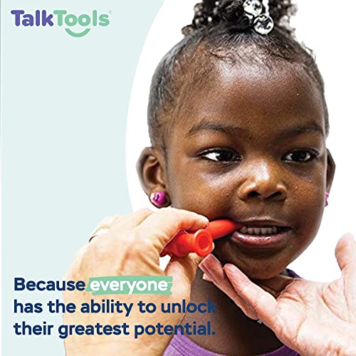 TalkTools Chewy | Oral Motor Sensory Tool for Kids and Toddlers | Therapy Tools to Improve Chewing and Biting (Green and Purple, 2 Count (Pack of 1))