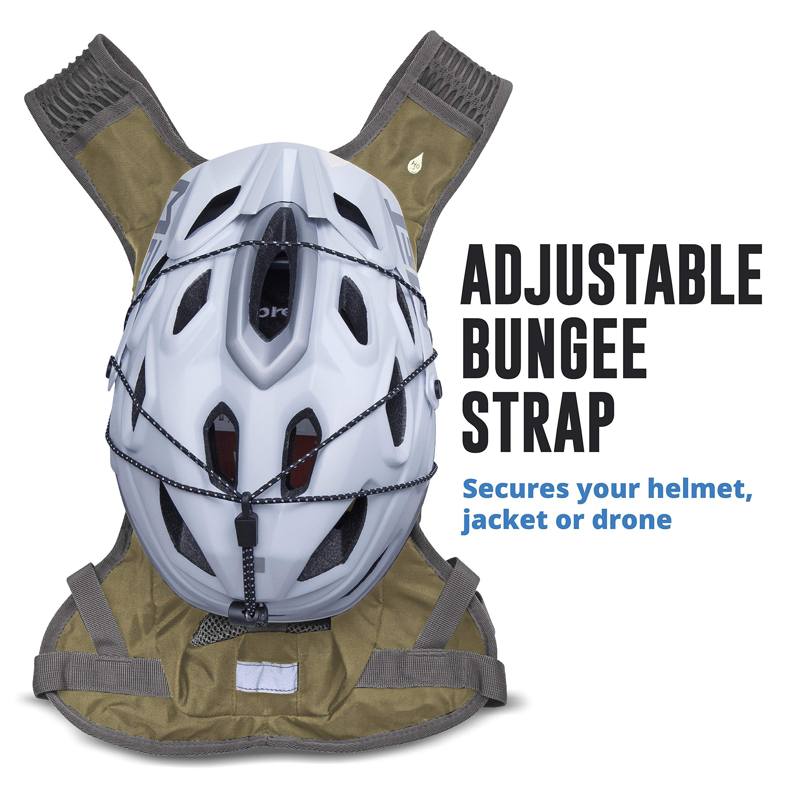 Vibrelli Hydration Pack & 2L Hydration Water Bladder - High Flow Bite Valve - Hydration Backpack with Storage - Lightweight Running Backpack, Also for Cycling, Hiking, Ski, Snow for Men, Women & Kids