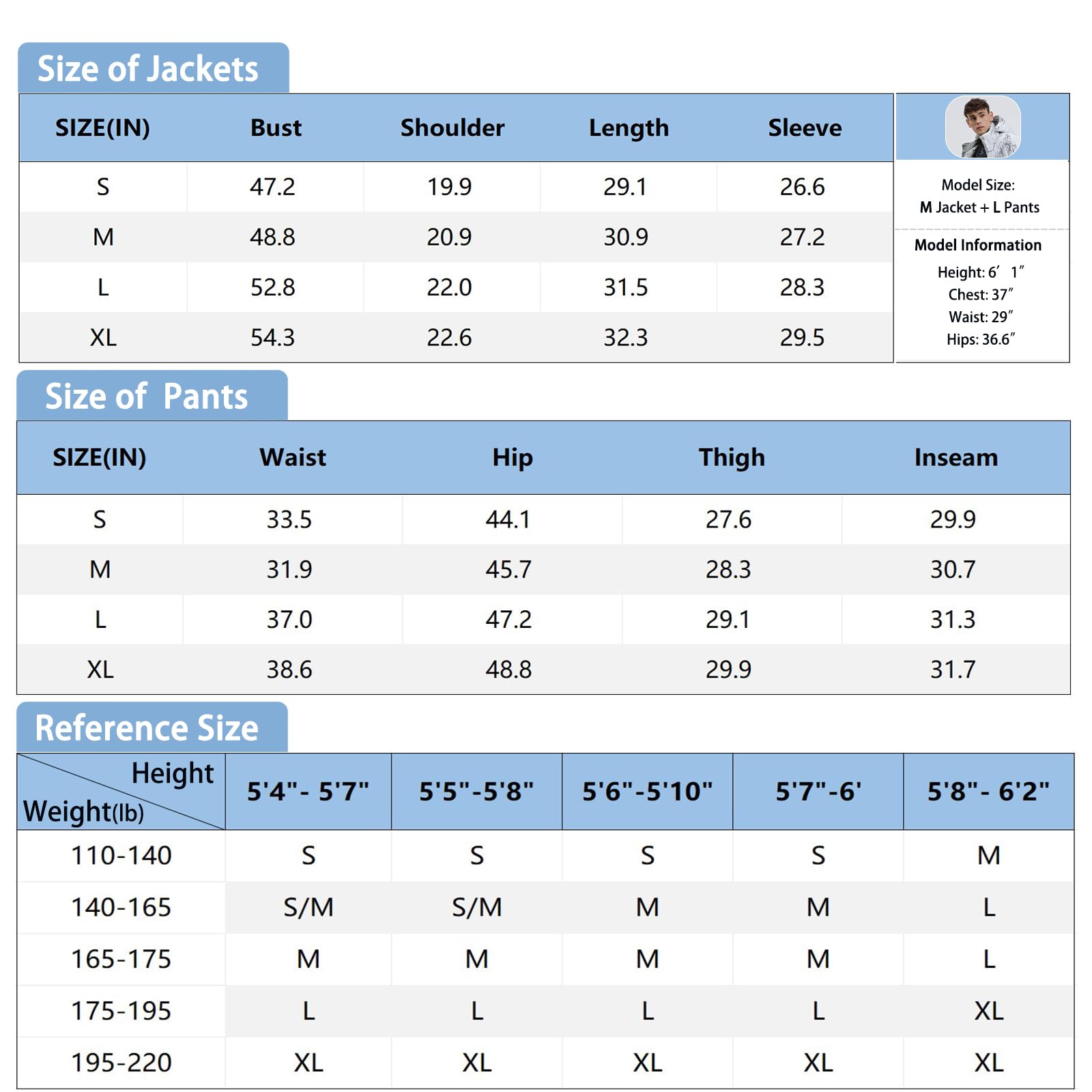 YEEFINE Men's Ski Suit Waterproof Snowsuit Winter Ski Jacket and Pants Set Outdoor Warm Snow Snowboard Suit (C2+AG, M)