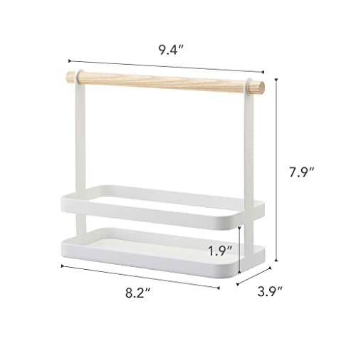 Yamazaki Home Tosca Spice Rack - Steel + Wood